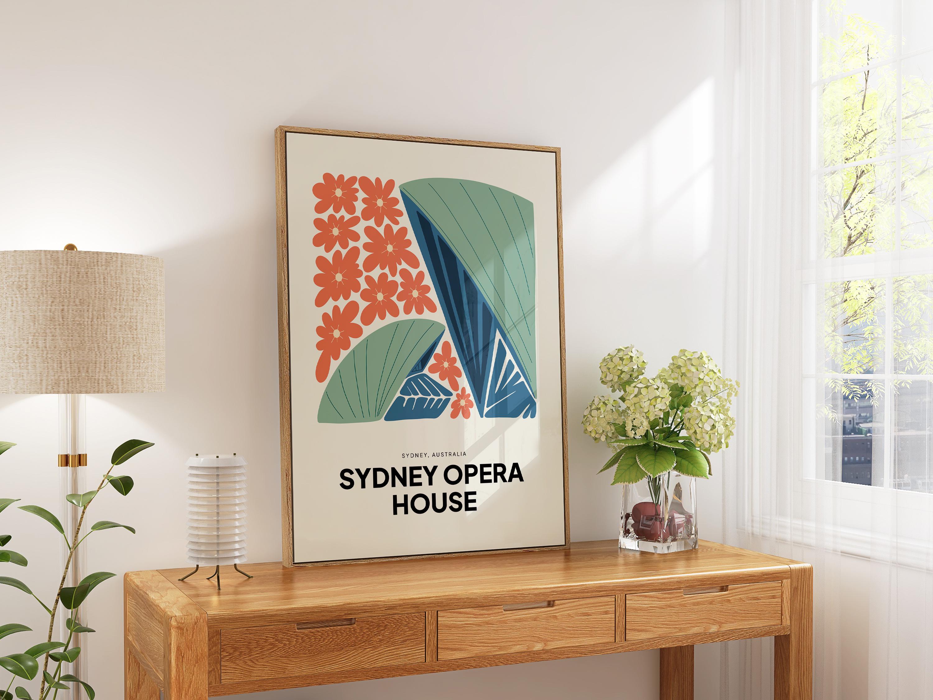 Sydney Opera House Poster, Opera House Sydney Australia Print, Sydney ...