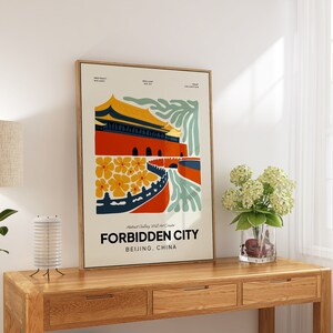 Forbidden City Beijing Poster, Forbidden City Print, Forbidden City ...