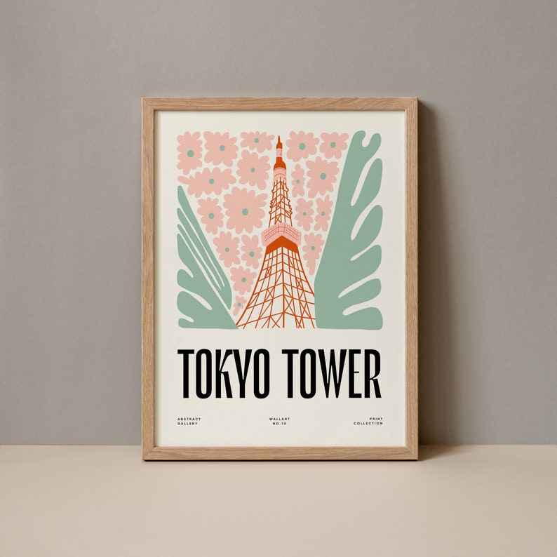 Tokyo Tower Japan Poster, Tokyo Tower Japan Print, Tokyo Tower Japan ...