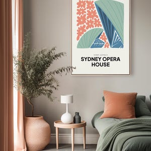 Sydney Opera House Poster, Opera House Sydney Australia Print, Sydney ...