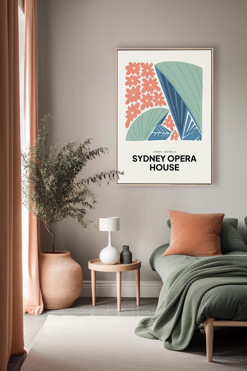 Sydney Opera House Poster, Opera House Sydney Australia Print, Sydney ...