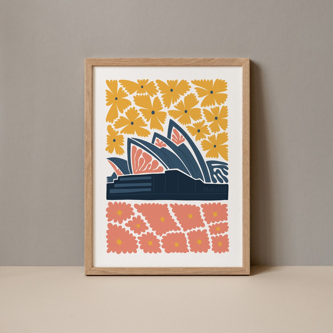 Sydney Opera House Poster, Opera House Sydney Australia Print, Sydney ...