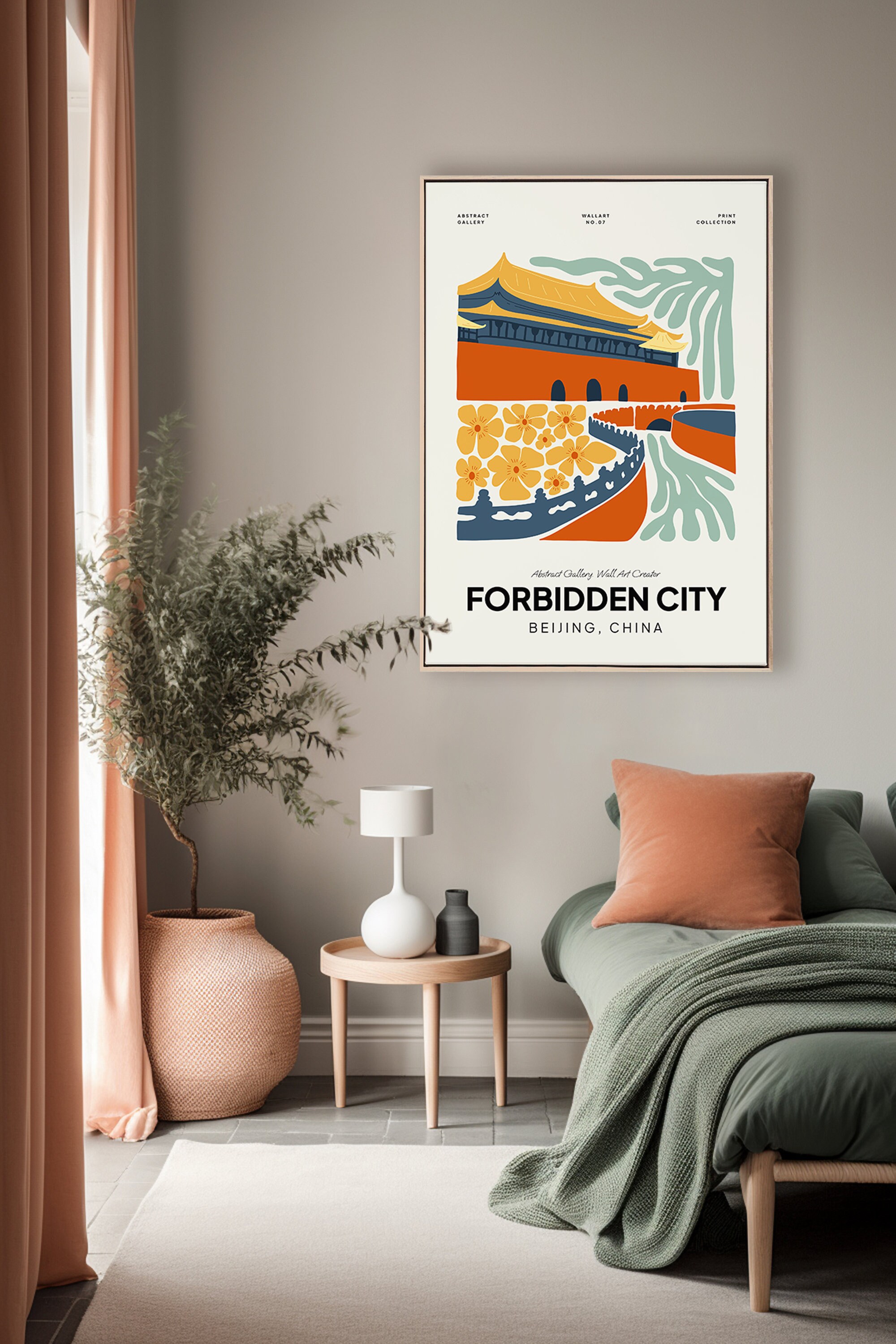 Forbidden City Beijing Poster, Forbidden City Print, Forbidden City ...