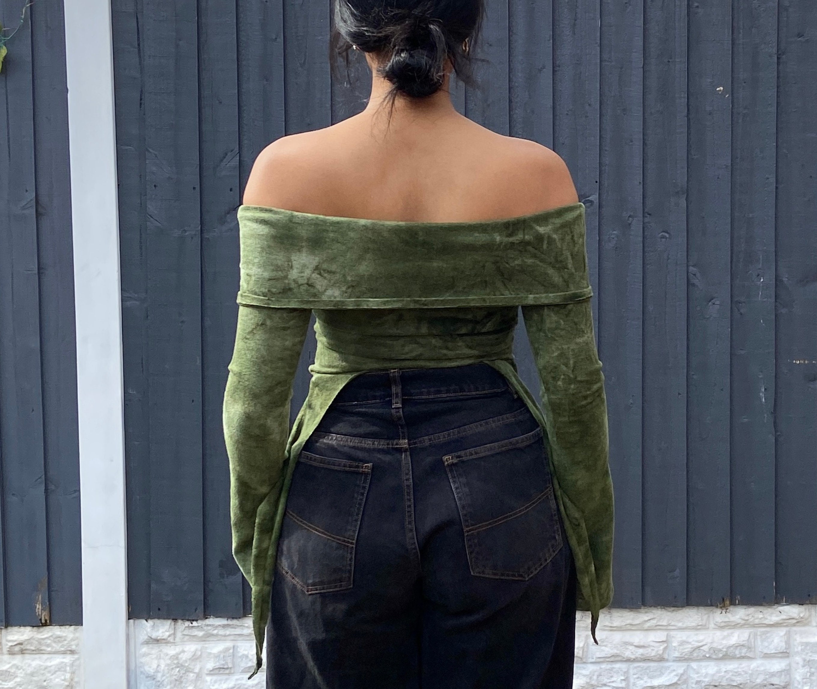 Fold Over Bardot Sewing Pattern UK Sizes 4 22 Inspired by Myah - Etsy