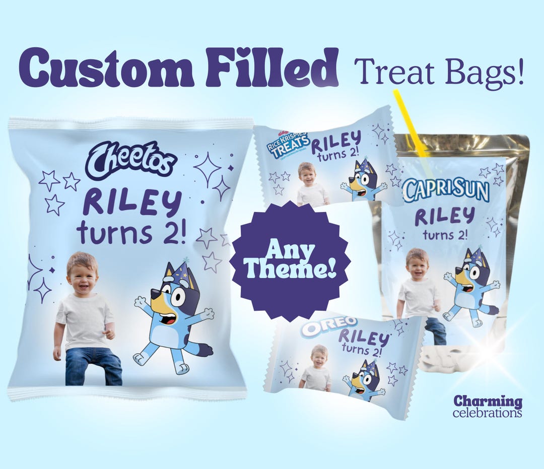 FILLED Custom Party Favors, Party Treat Bundles, Party Treat Packages ...