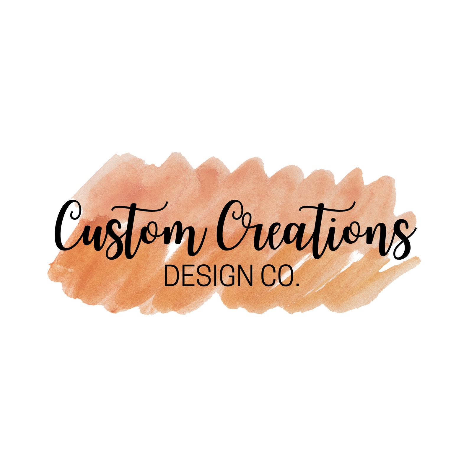 CUSTOM Text Only Logo Design Personal Logo - Etsy