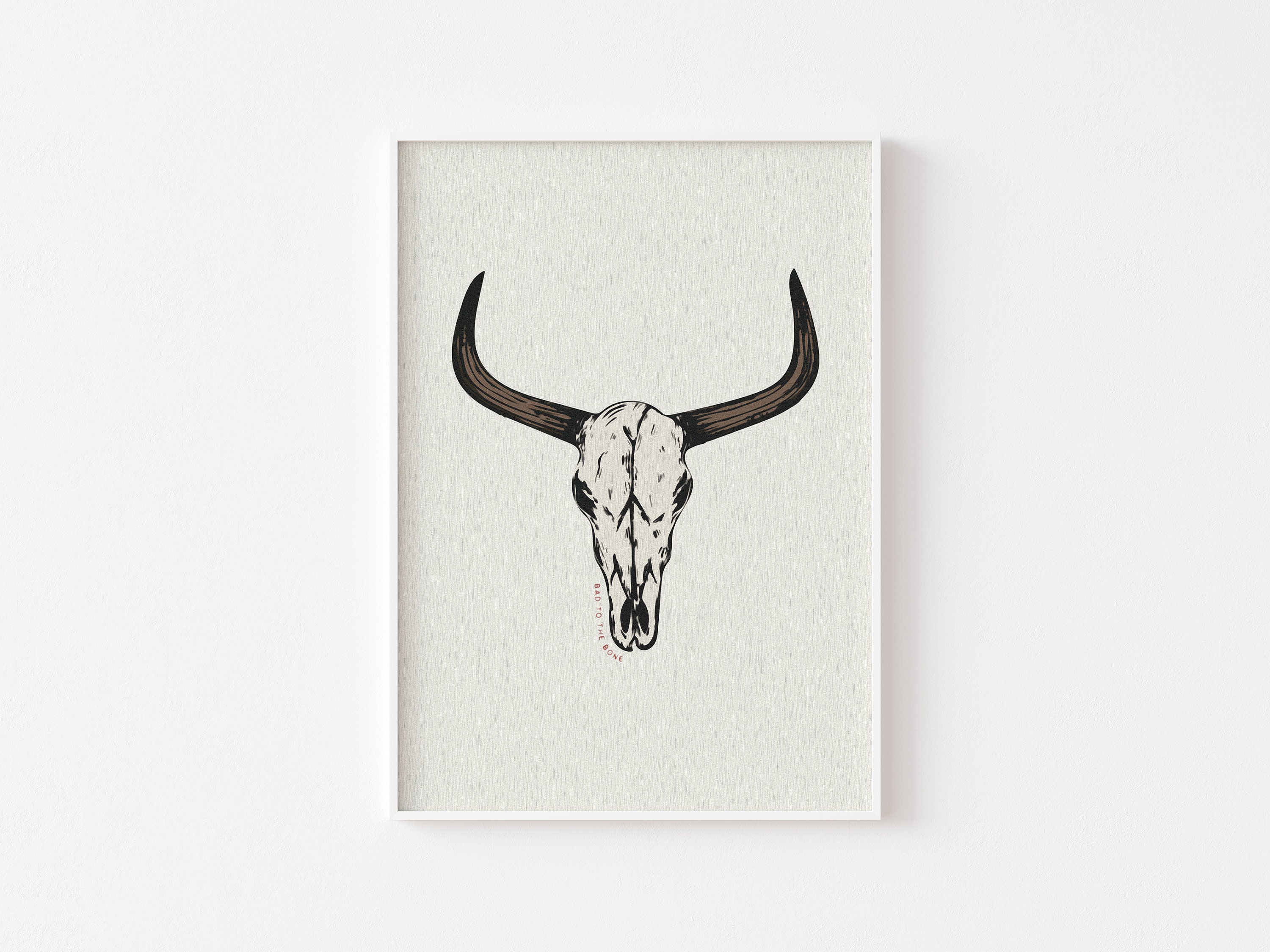 Cow Skull Art