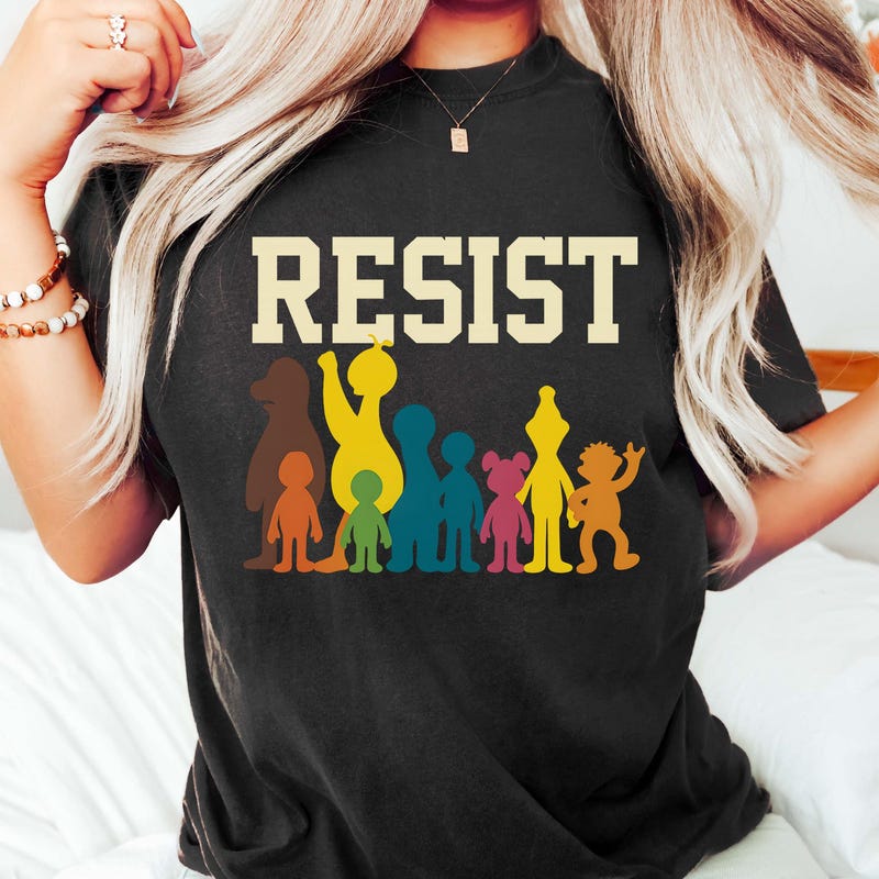 Resist Shirt Sesame Street - Etsy