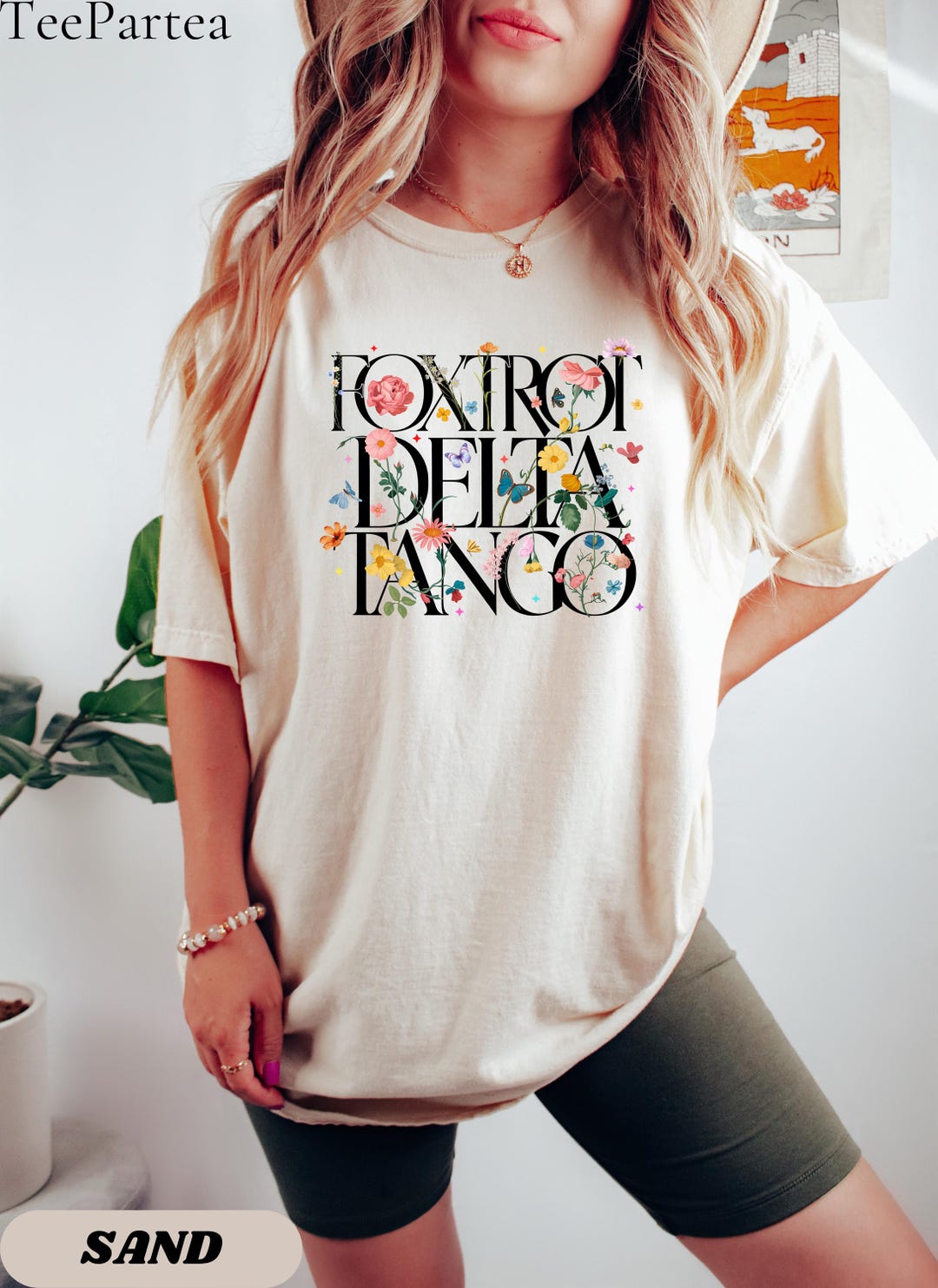 FDT Shirt, Foxtrot Delta Tango Shirt, Floral Fdt Sweatshirt, Foxtrot ...