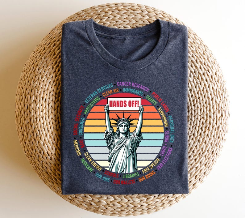Hands off Shirt, Statue of Liberty Protest Shirt, Environmental Rights ...