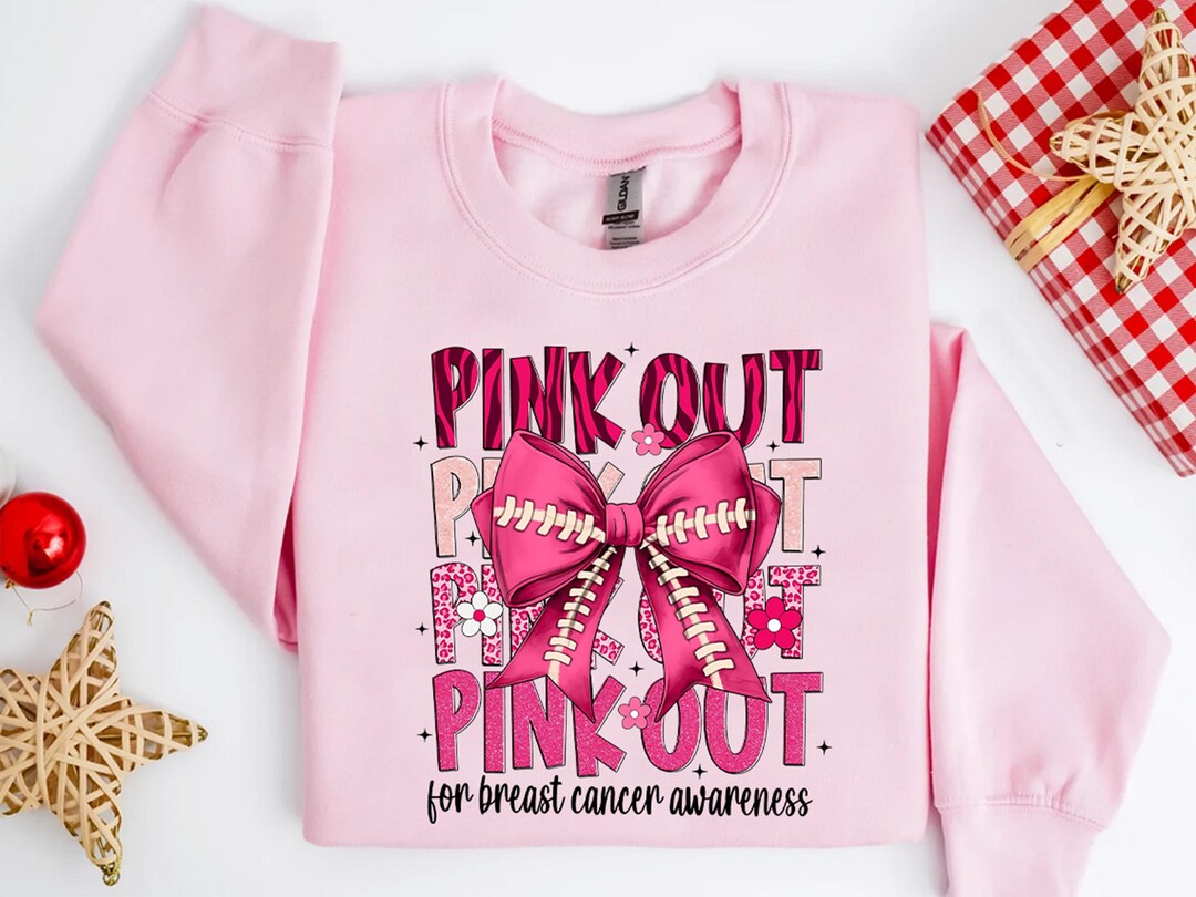 Breast Cancer Sweatshirt, Pink Ribbon Sweater, Breast Cancer Shirt ...