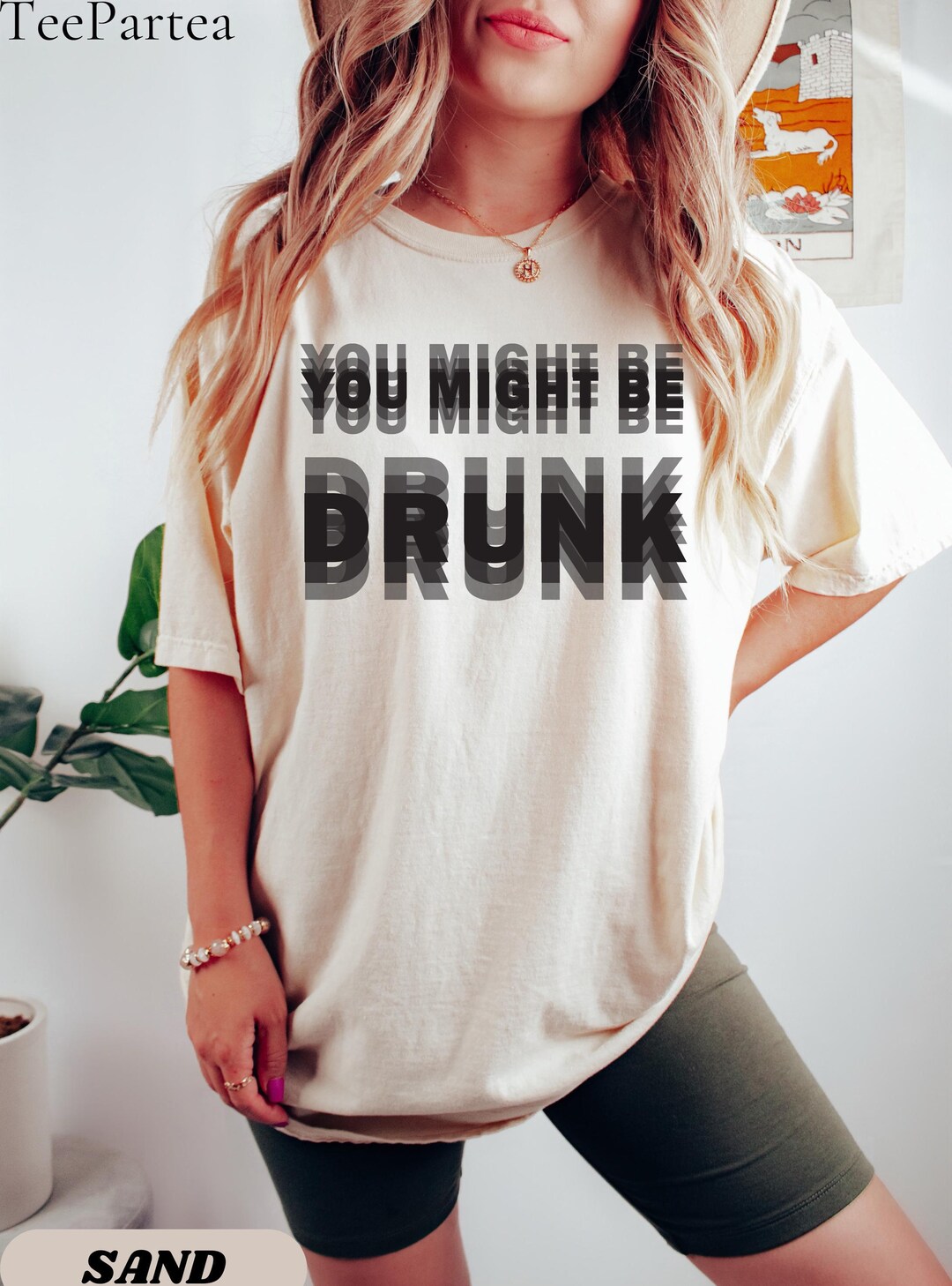 You Might Be Drunk Shirt, Glitchy Text Sweatshirt, Gift for Drunks ...