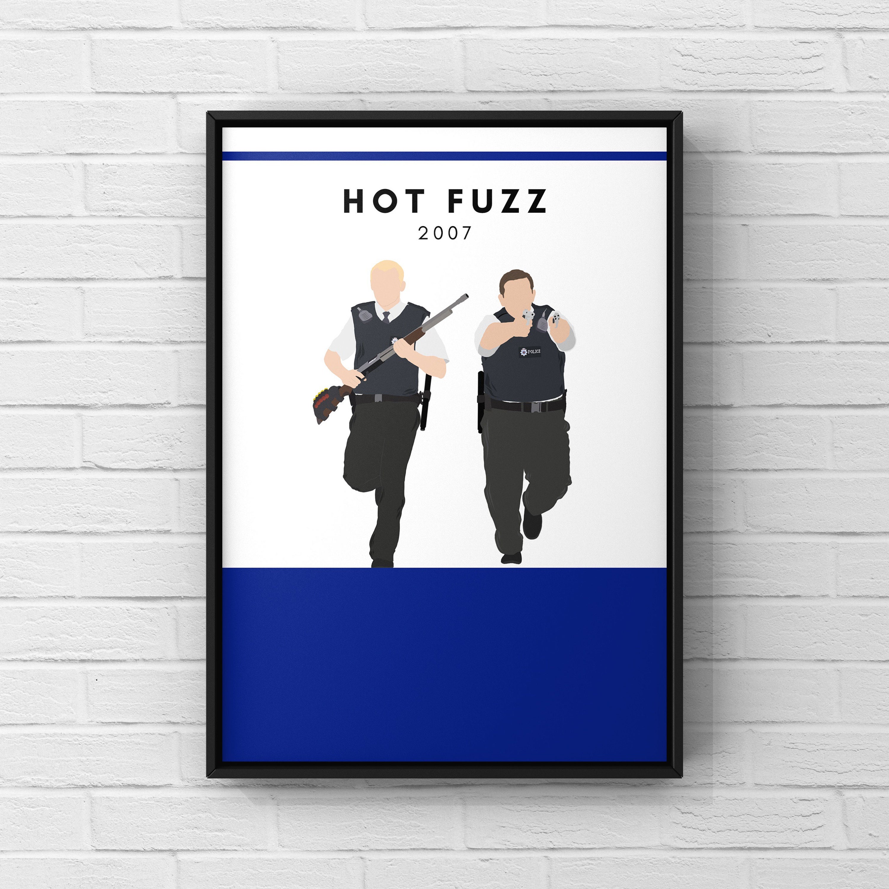 Hot Fuzz Minimalist Poster