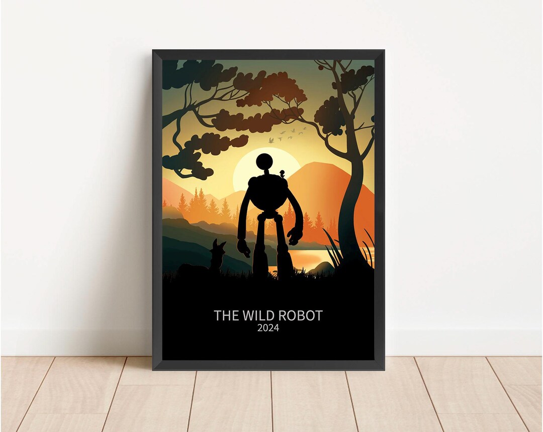 The Wild Robot Universal Animation Movie Film Art Decor Poster Movie ...