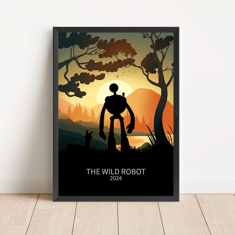 Robot Poster - Etsy