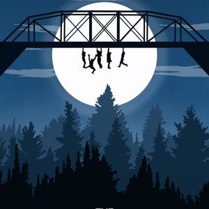 The Lost Boys Bridge Scene Classic Movie Movie Film Art Decor Poster ...