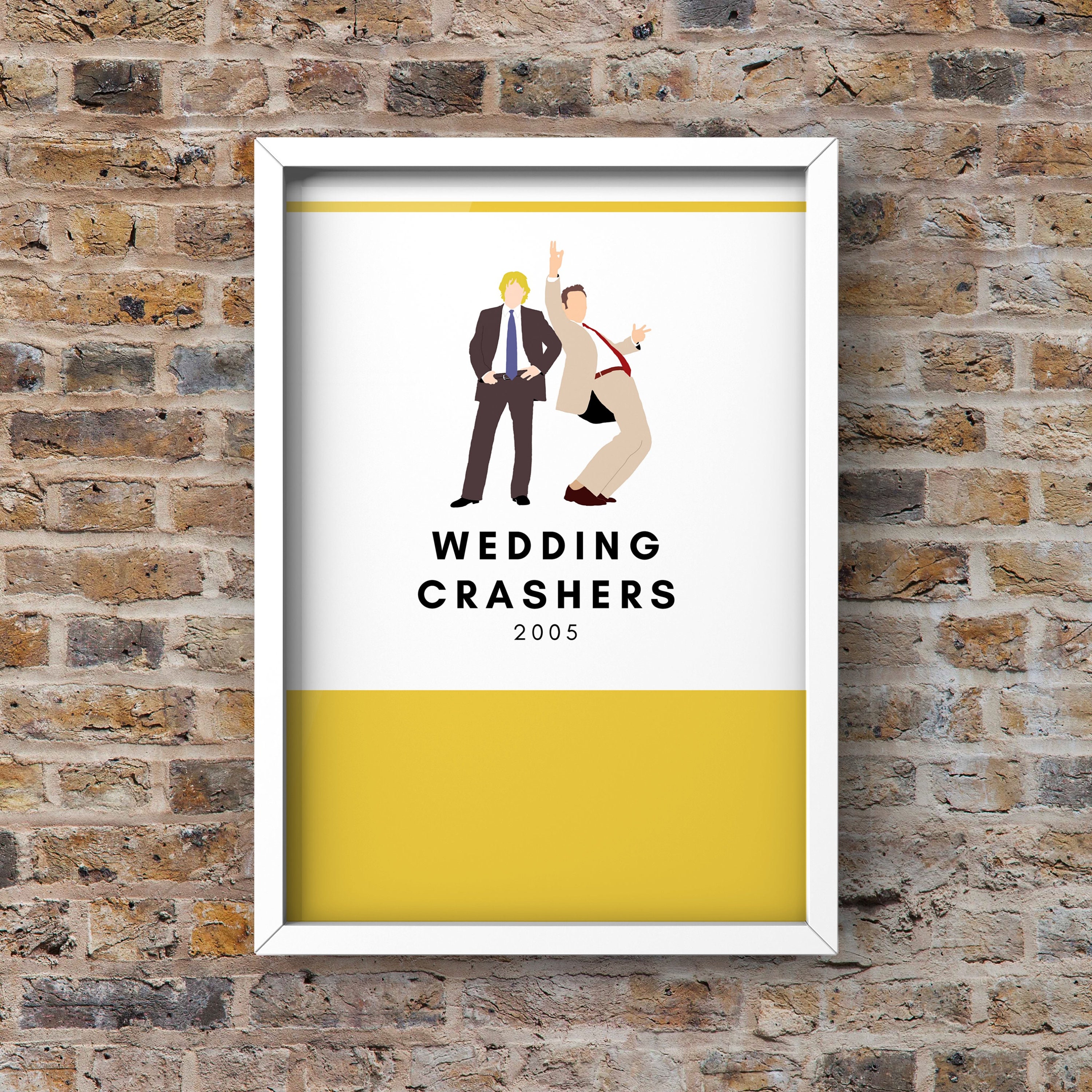 Wedding Crashers Movie Film art decor poster Movie art | Etsy