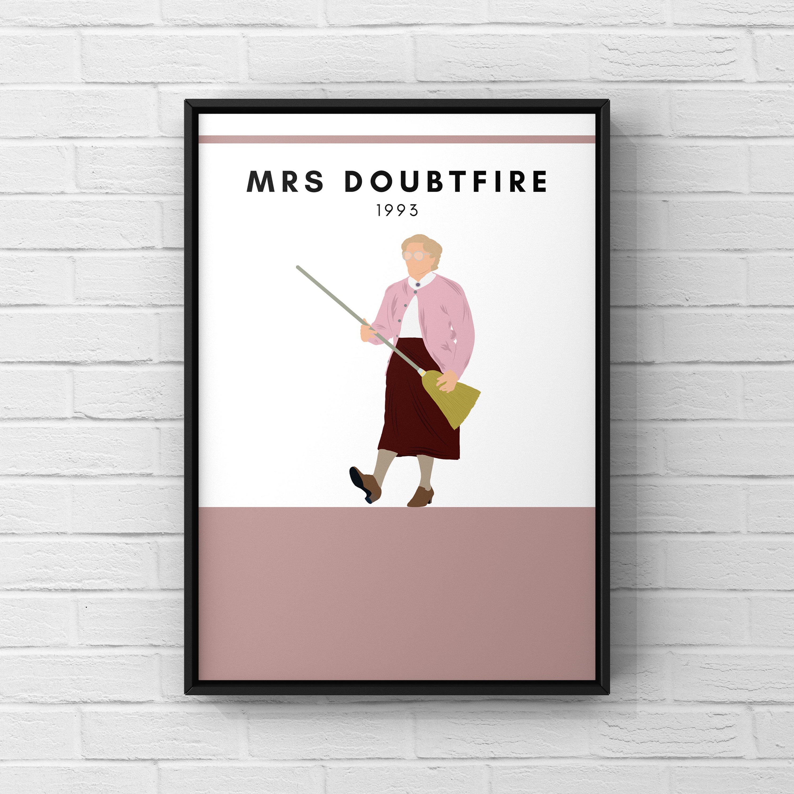Mrs Doubtfire Movie Film Art Decor Poster Movie Art Film - Etsy UK