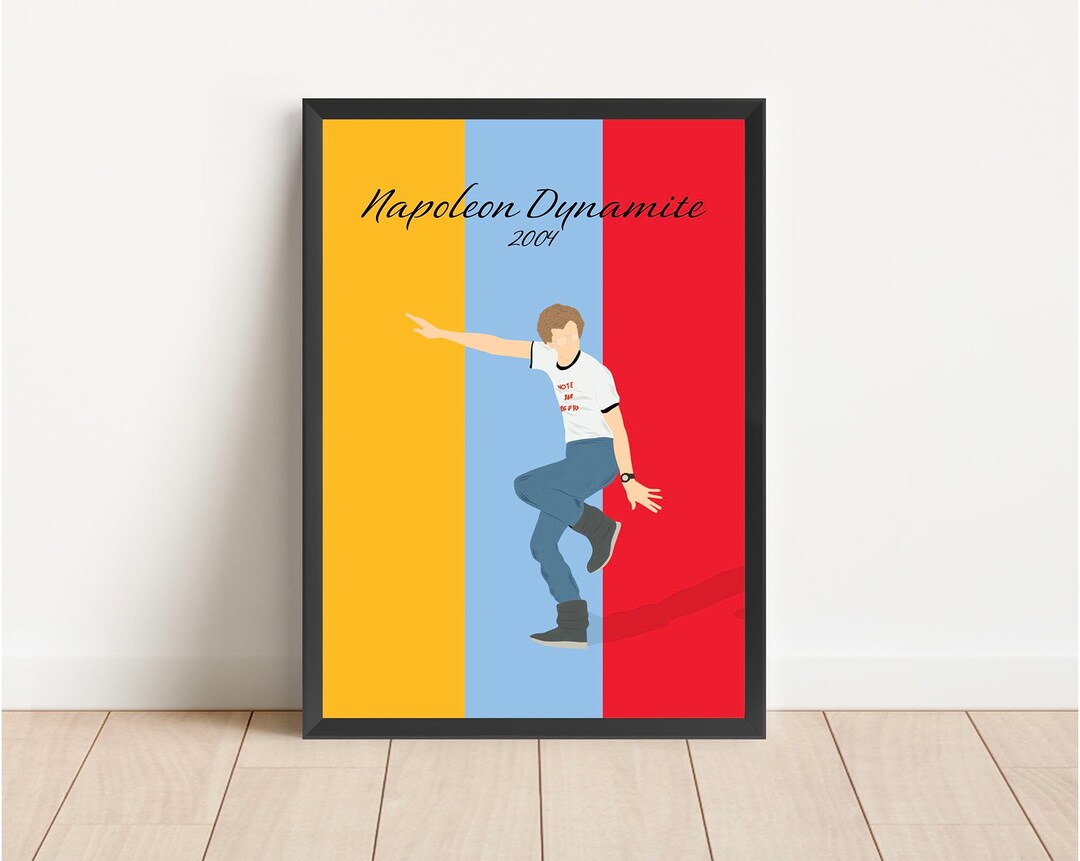 Napoleon Dynamite Movie Film Art Decor Movie Art Film Print Minimalist ...