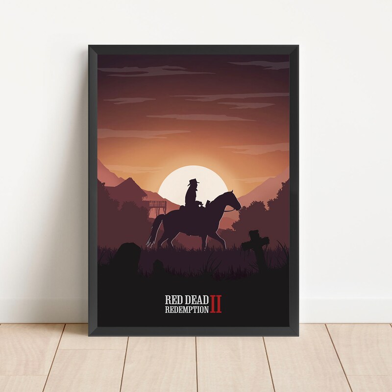 Red Dead Redemption Poster - Etsy UK