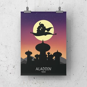 Aladdin Disney Movie Film Art Decor Poster Movie Art Film Print - Etsy UK