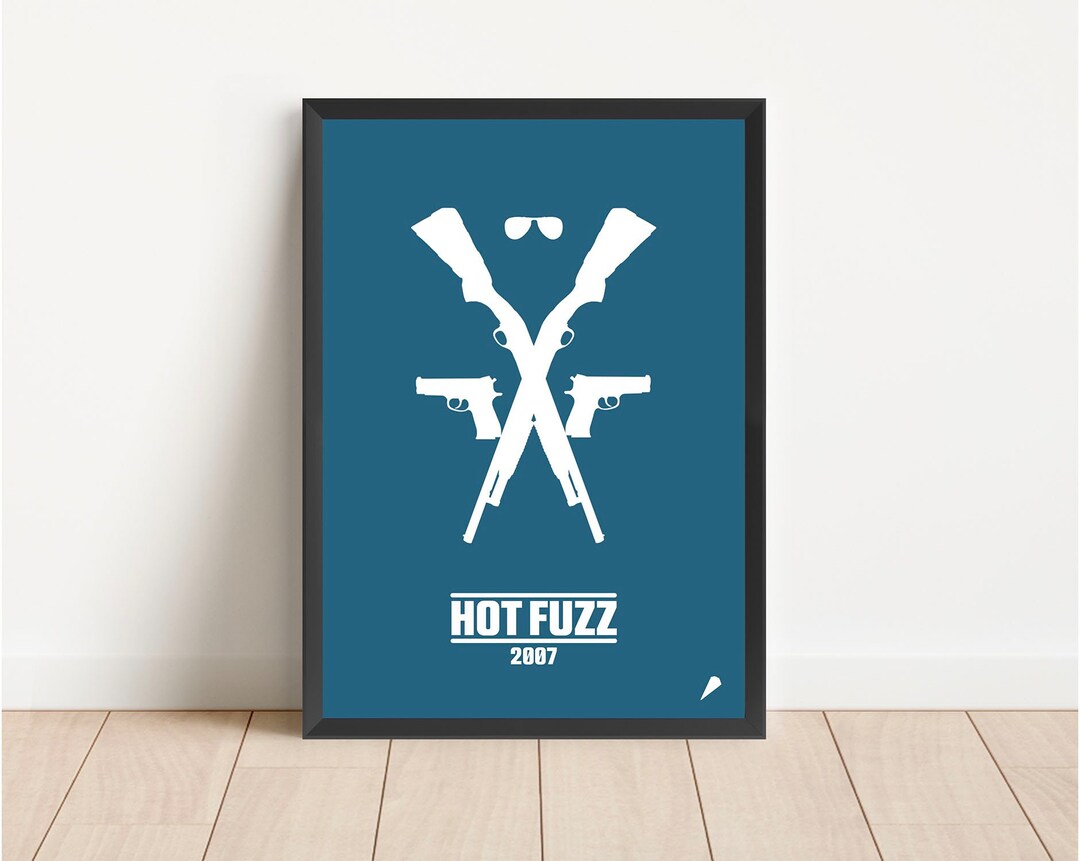 Hot Fuzz Movie Film Art Decor Poster Movie Art Film Print Simon Pegg ...