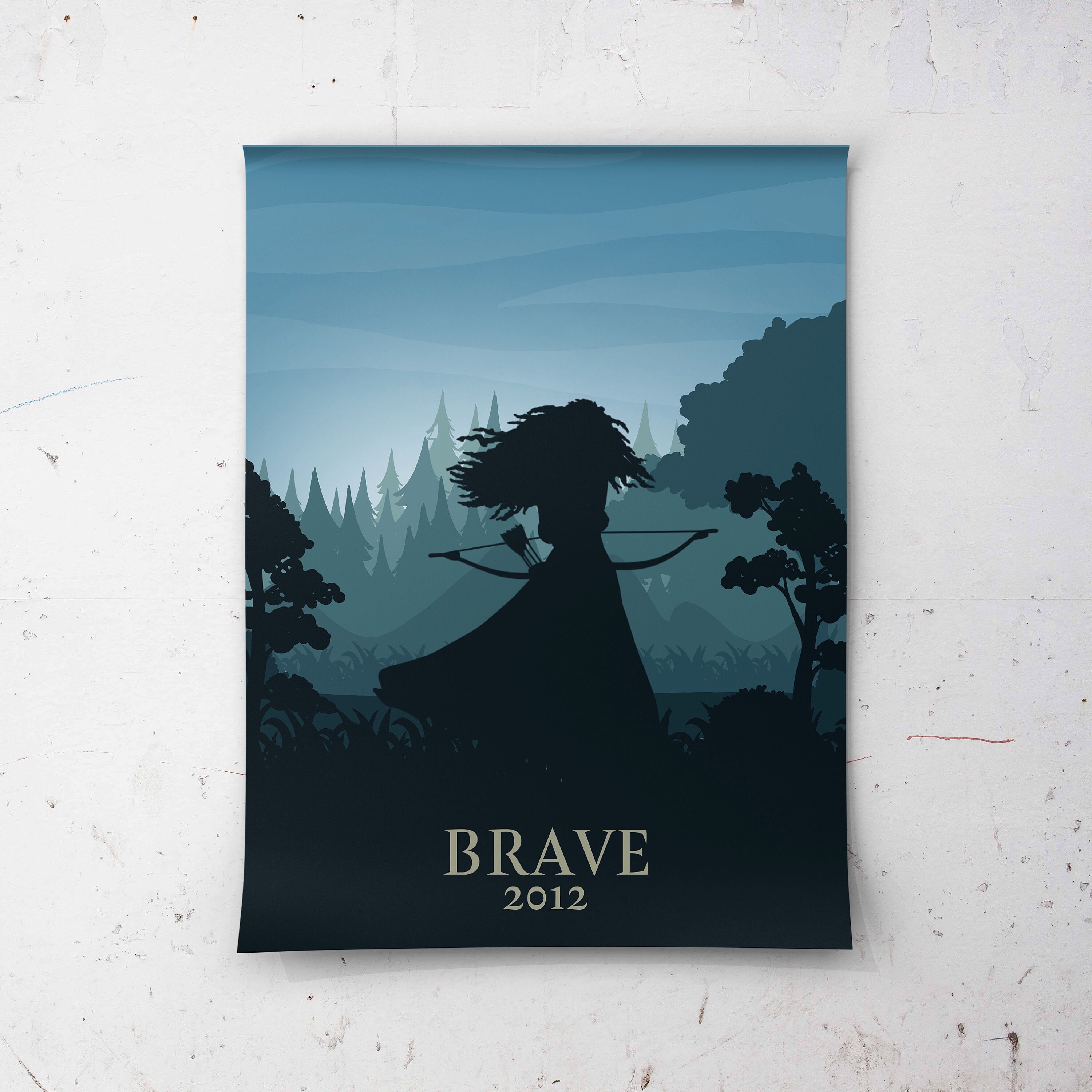 Brave Disney Movie Film Art Decor Poster Movie Art - Etsy