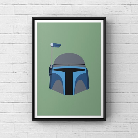 Jango Fett Star Wars Disney Movie Film Art Decor Poster - Etsy UK