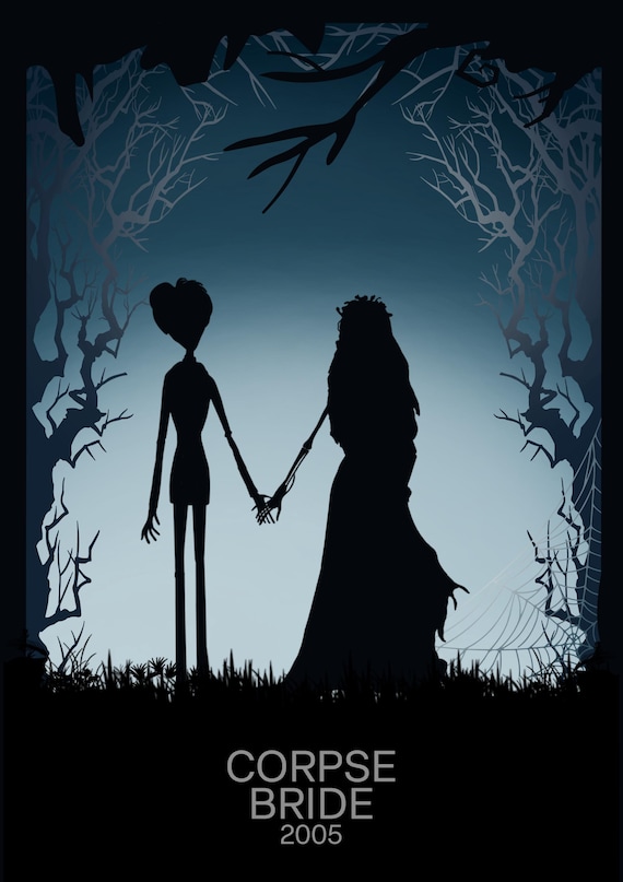 Victor Corpse Bride Silhouette Old Art: Victor And Emily By