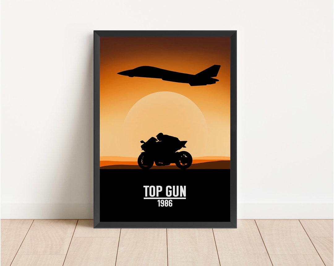 Top Gun Movie Film Art Decor Poster Action Adventure Poster Print Tom ...