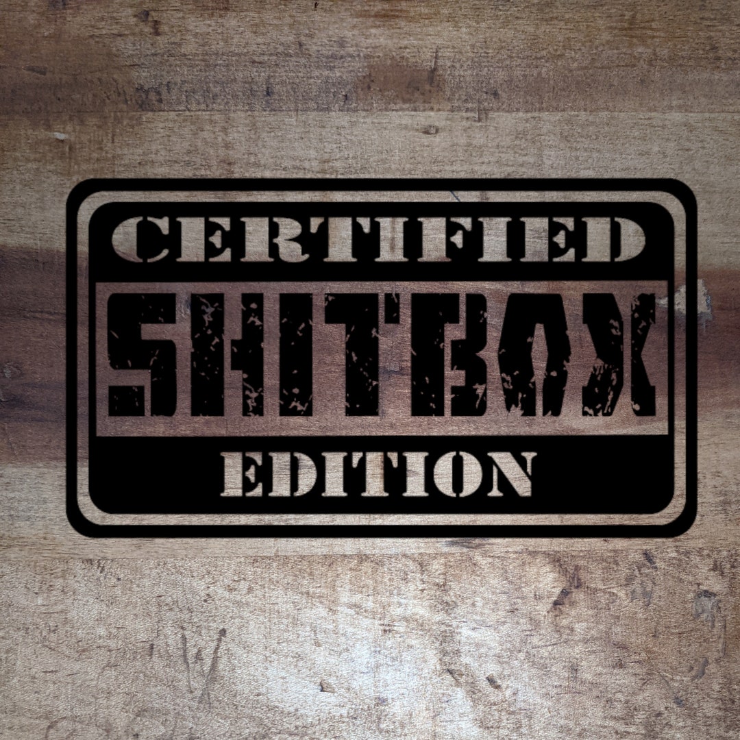Shitbox Edition Decal - Etsy