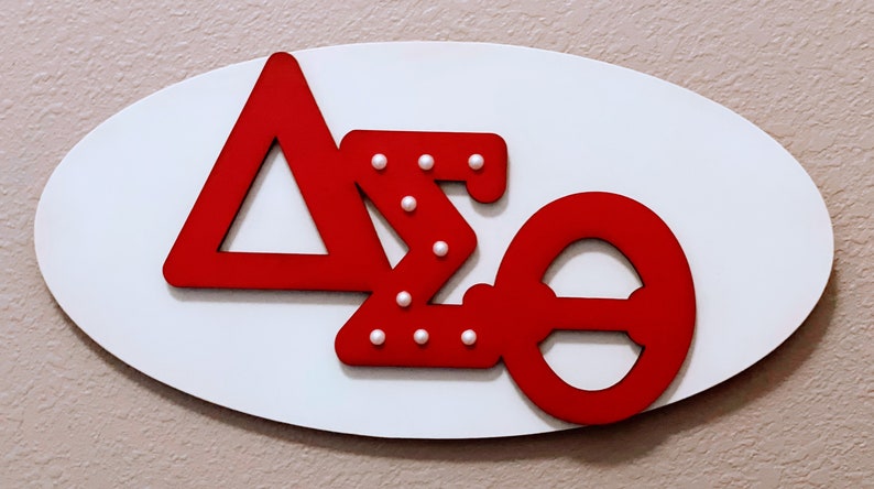 Delta Sigma Theta Oval Signs - Etsy