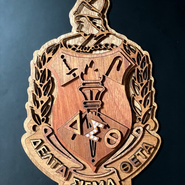 Delta Sigma Theta Wood Crest - Etsy