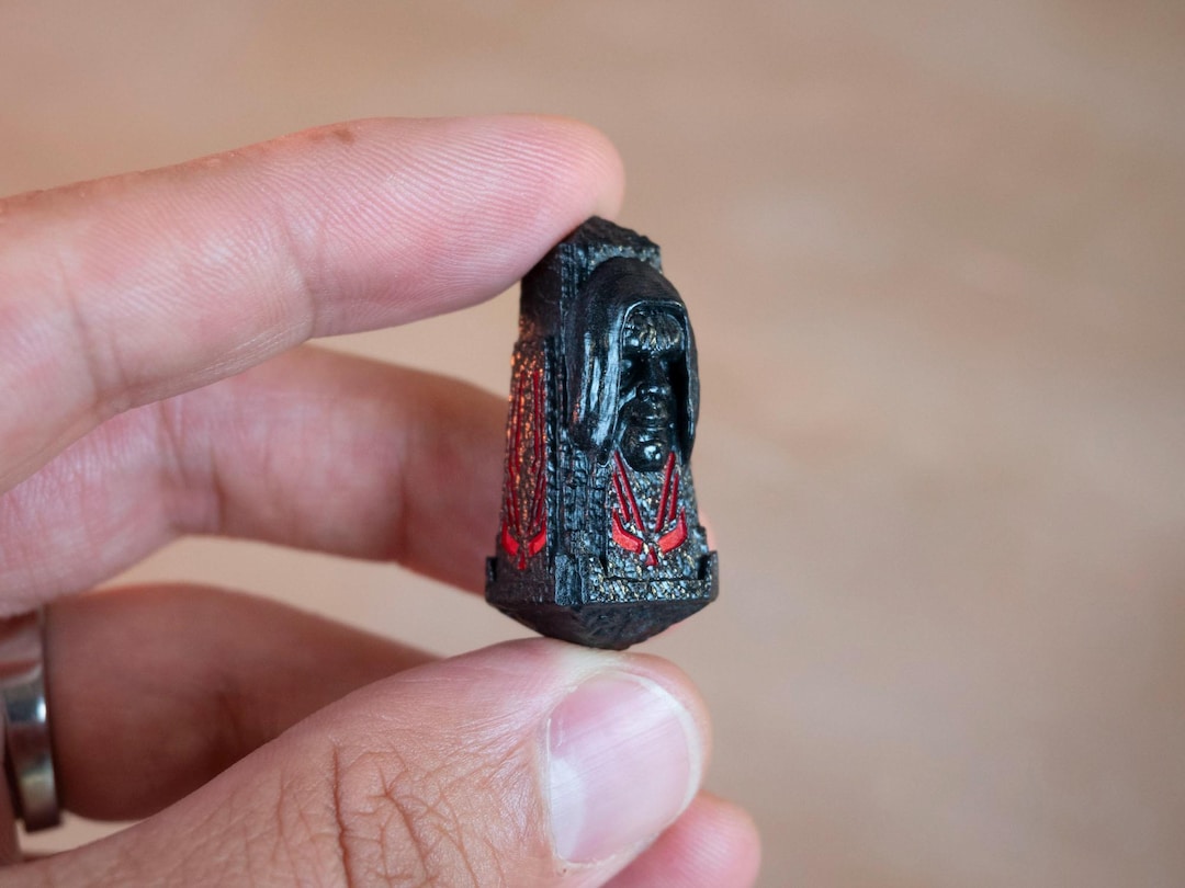 Dark Emperor Sith Black Kyber Crystal | Savi’s Compatible Dual Sided ...