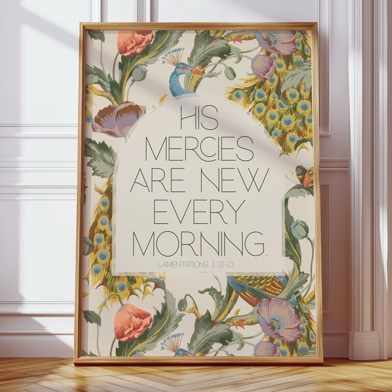 His Mercies Are New - Etsy
