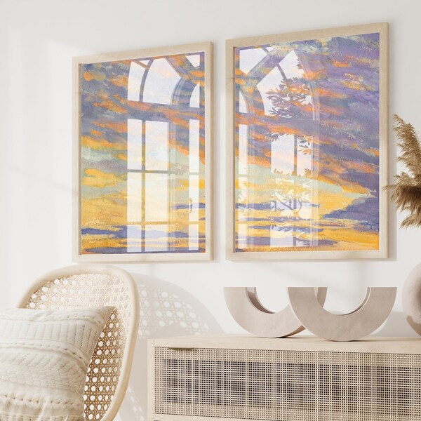 Set of 2 Art Prints - Etsy