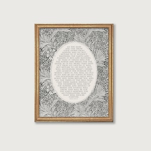 Isaiah 55 Print | Christian Wall Art, Minimalist Vintage Floral Bible ...