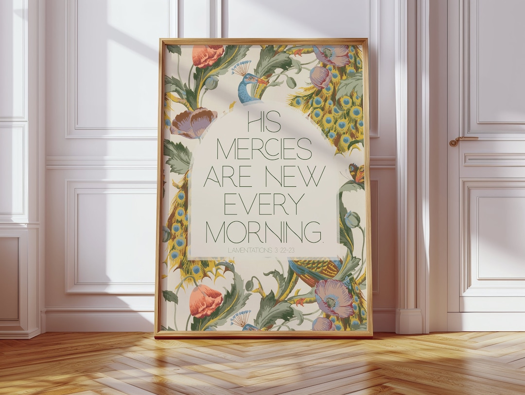 His Mercies Are New Every Morning | Lamentations 3 | Modern Christian ...