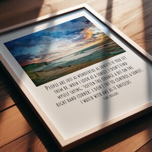 Carl Rogers Quote Wall Art | Sunset, Celebrating Diversity | People Are ...
