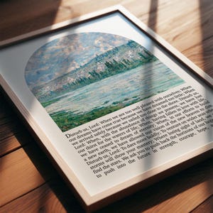 Disturb Us, Lord Prayer | Mid Century Christian Wall Art, Serene Arched ...