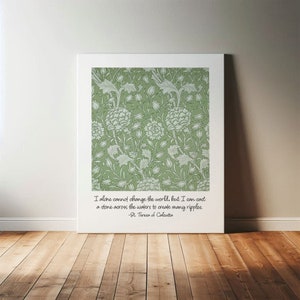 Mother Teresa Create Ripples Quote | Catholic, Christian Wall Art ...