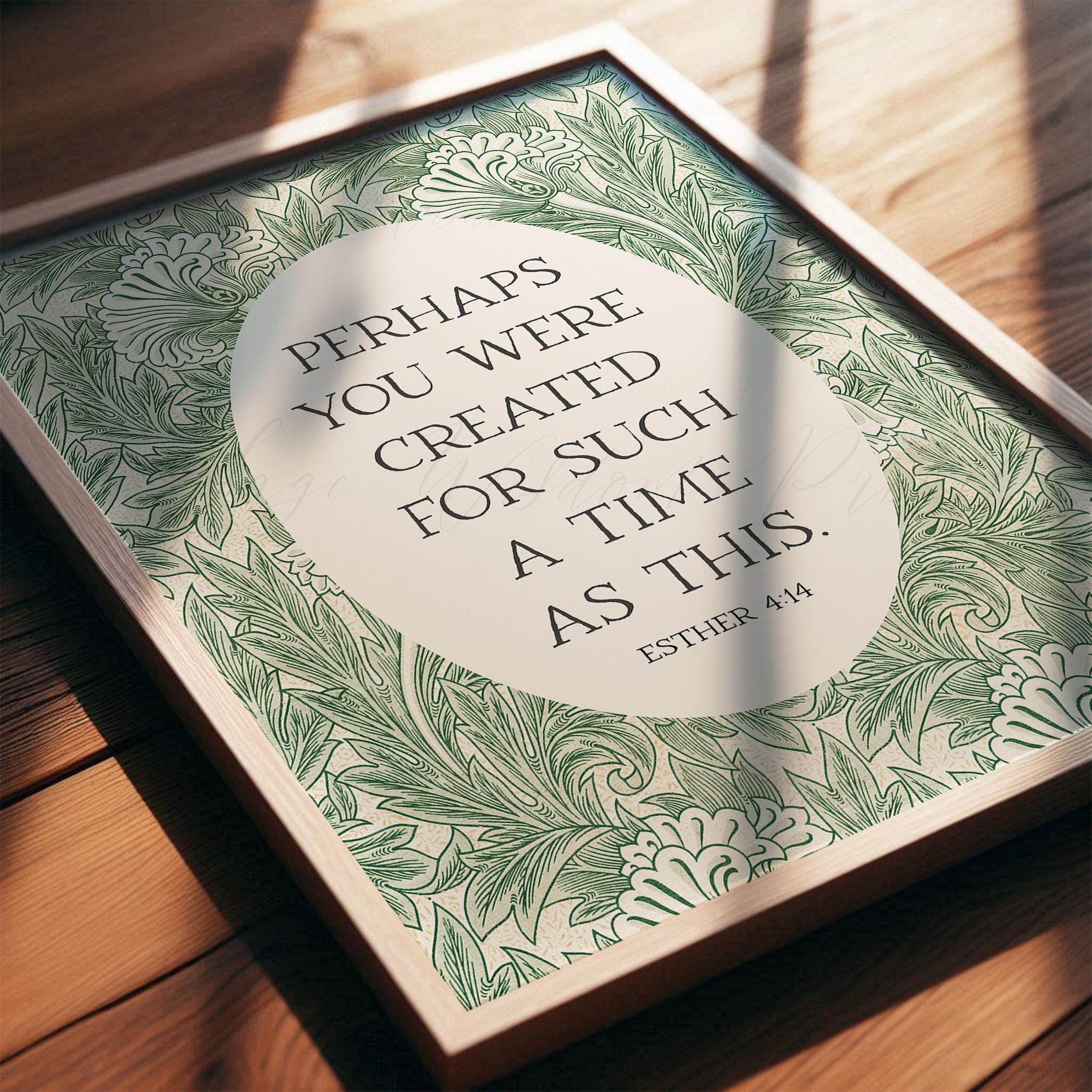 Esther 4:14 Print "perhaps You Were Created for Such a Time as This ...