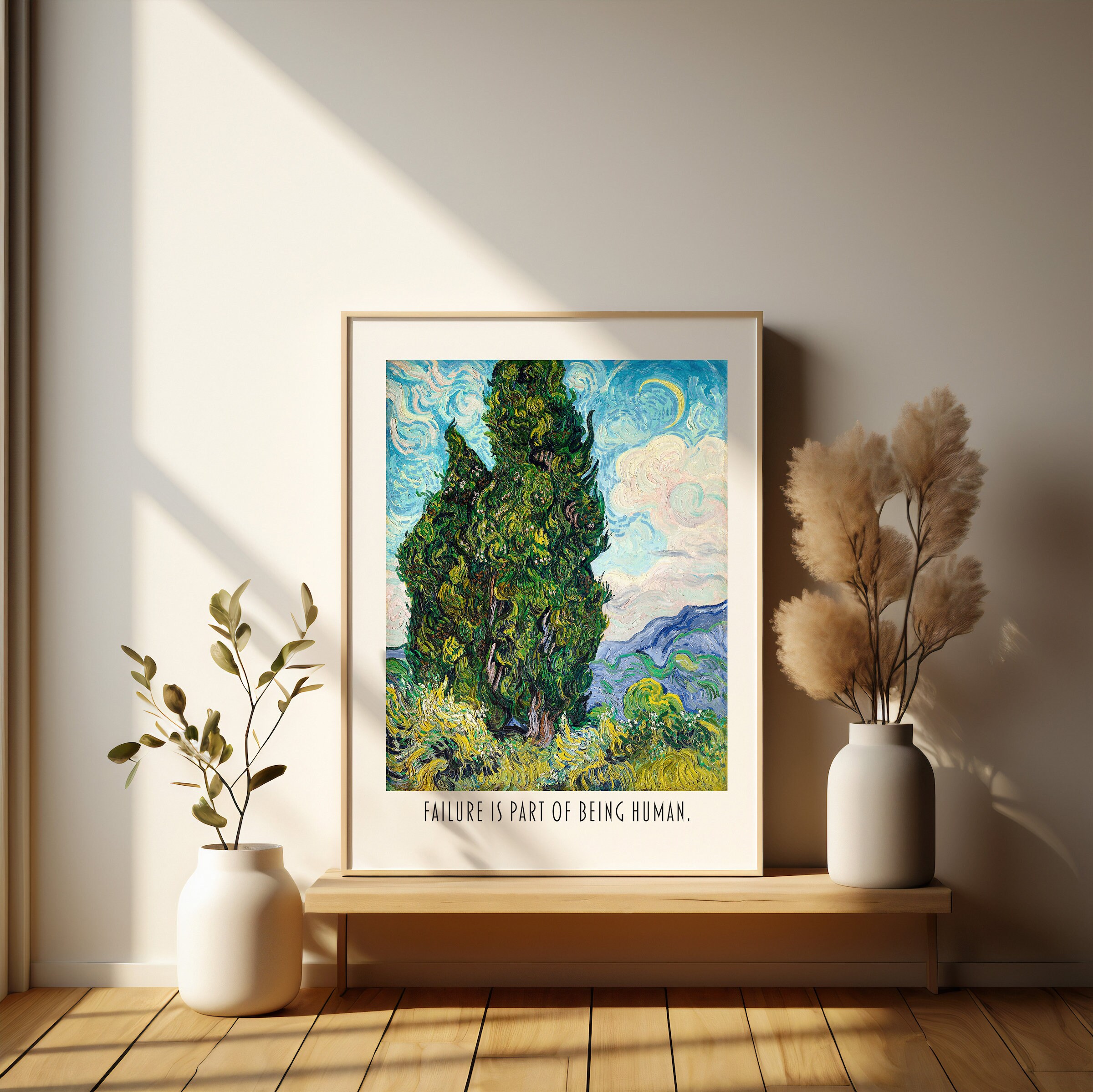 Mental Health Daily Affirmations Wall Art Failure is Part of Being ...