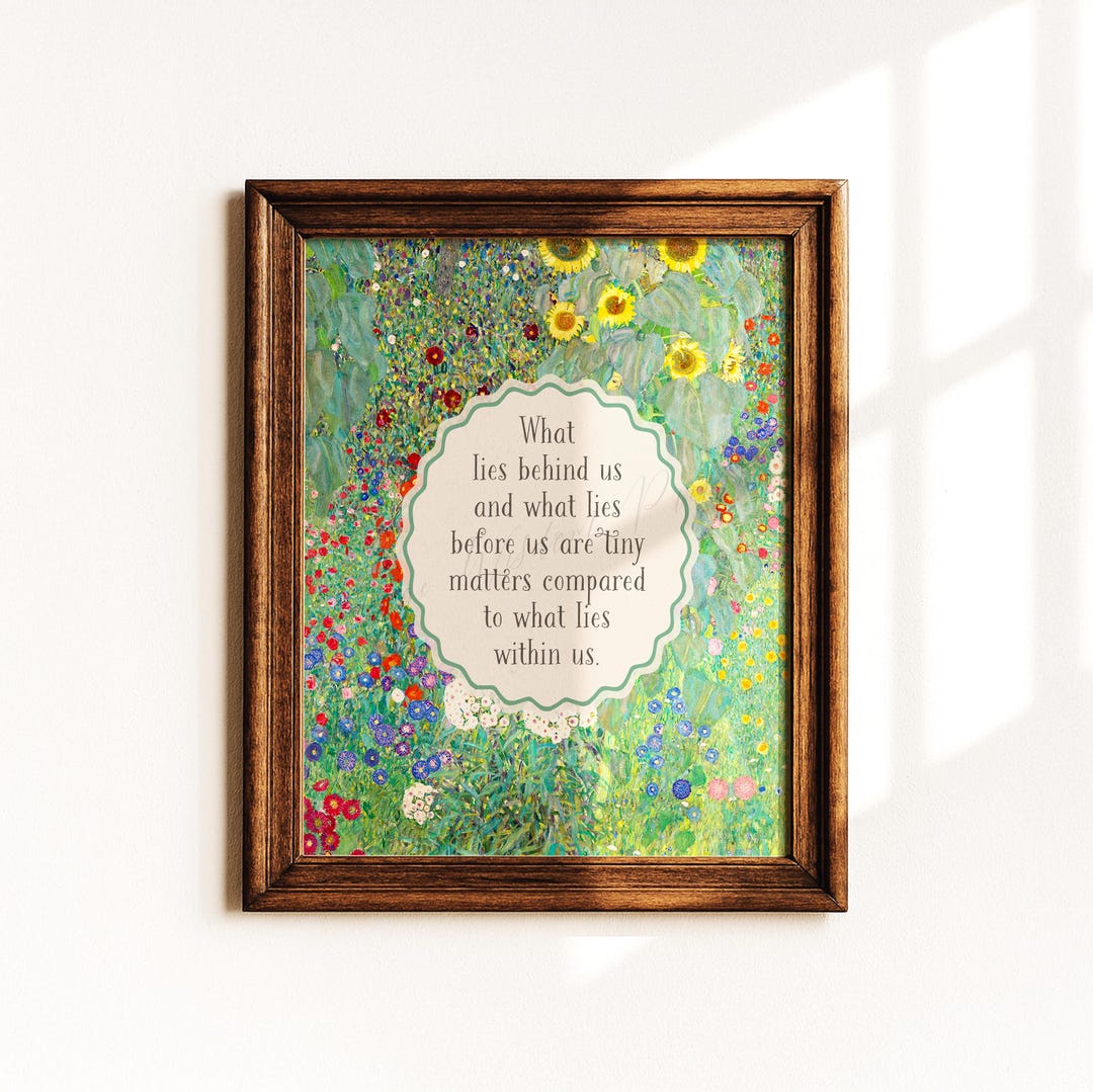 What Lies Within Us Quote | Mental Health Wall Art, Therapy Office ...
