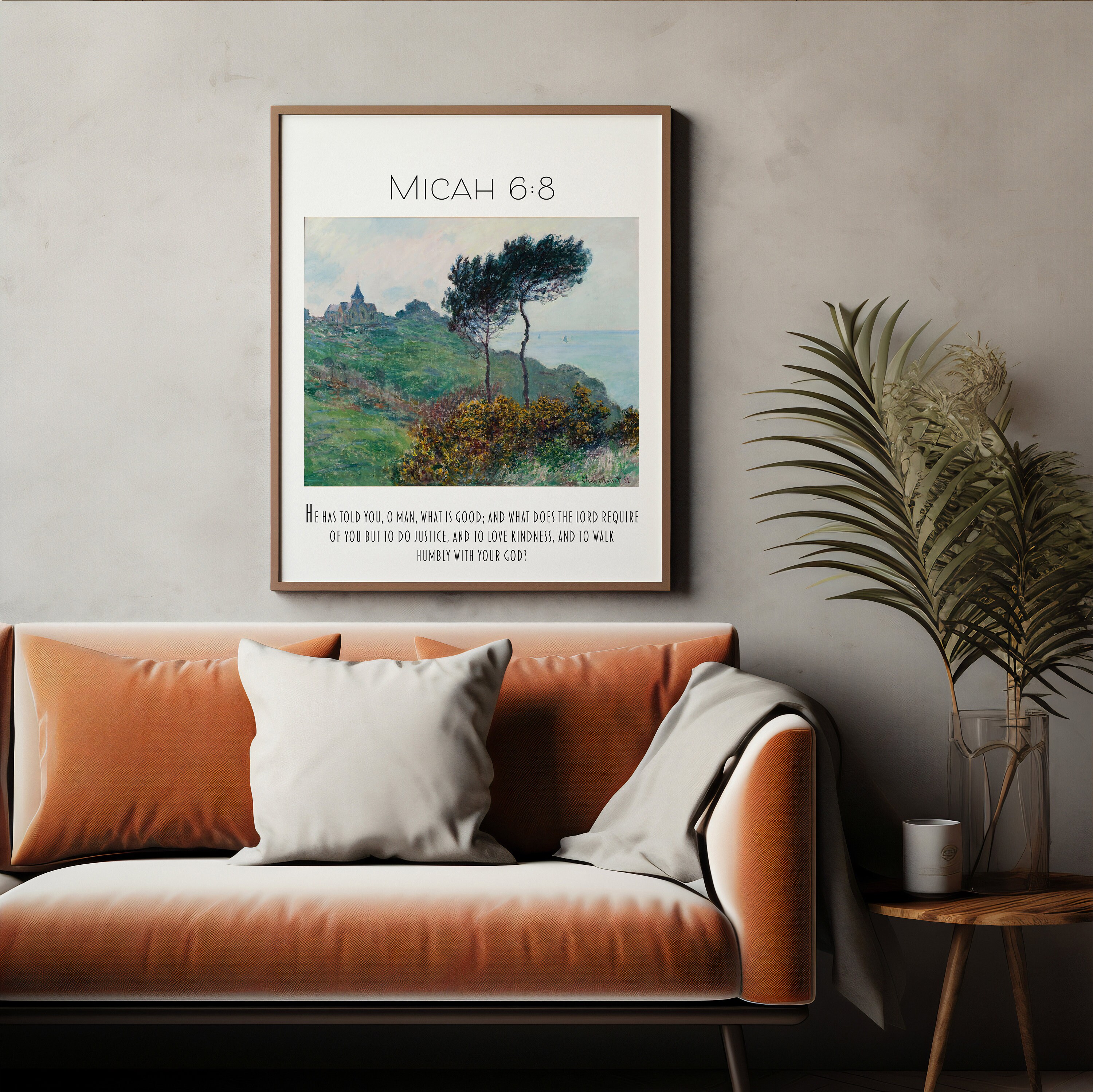 Micah 6:8 Printable Bible Verse Wall Art Scripture Wall Art Walk Humbly ...