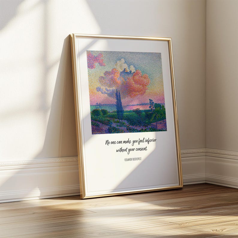 Eleanor Roosevelt Quote | Motivational Poster | Inspirational Print ...