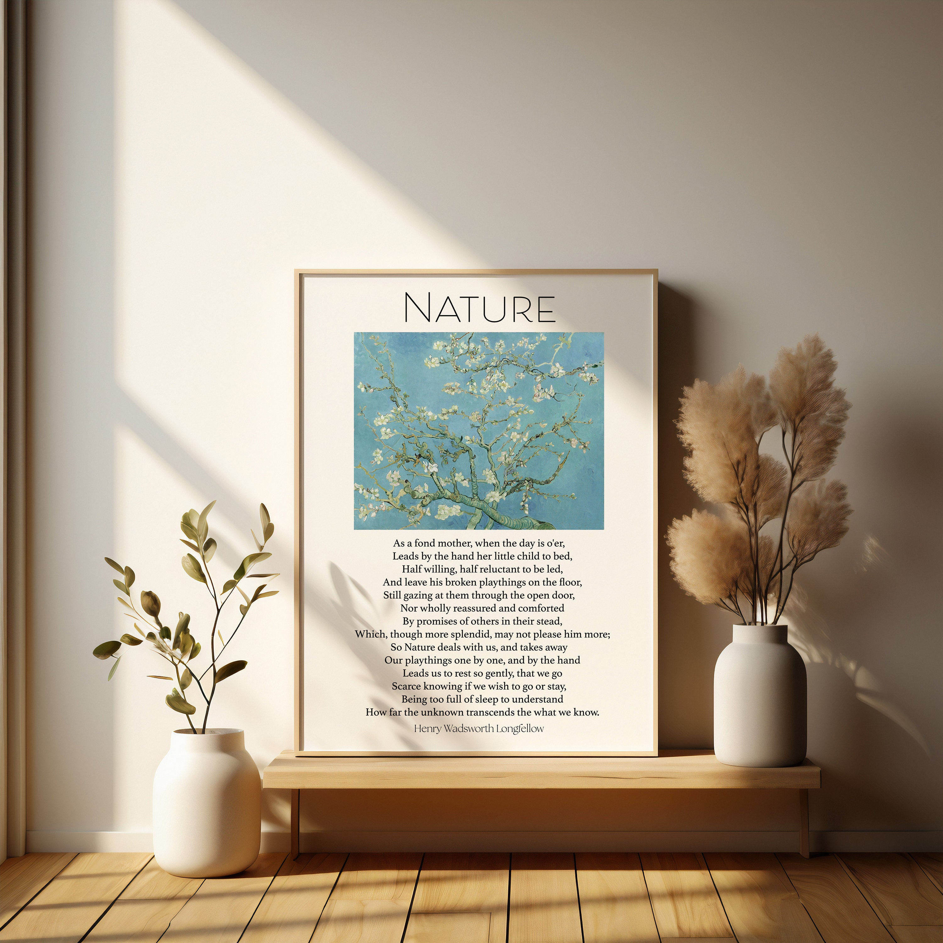 Henry Wadsworth Longfellow Poem Printable Digital Poem Print Printable ...