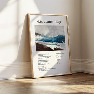 Ee Cummings Poem Printable | as is the Sea Marvelous | Poetry ...