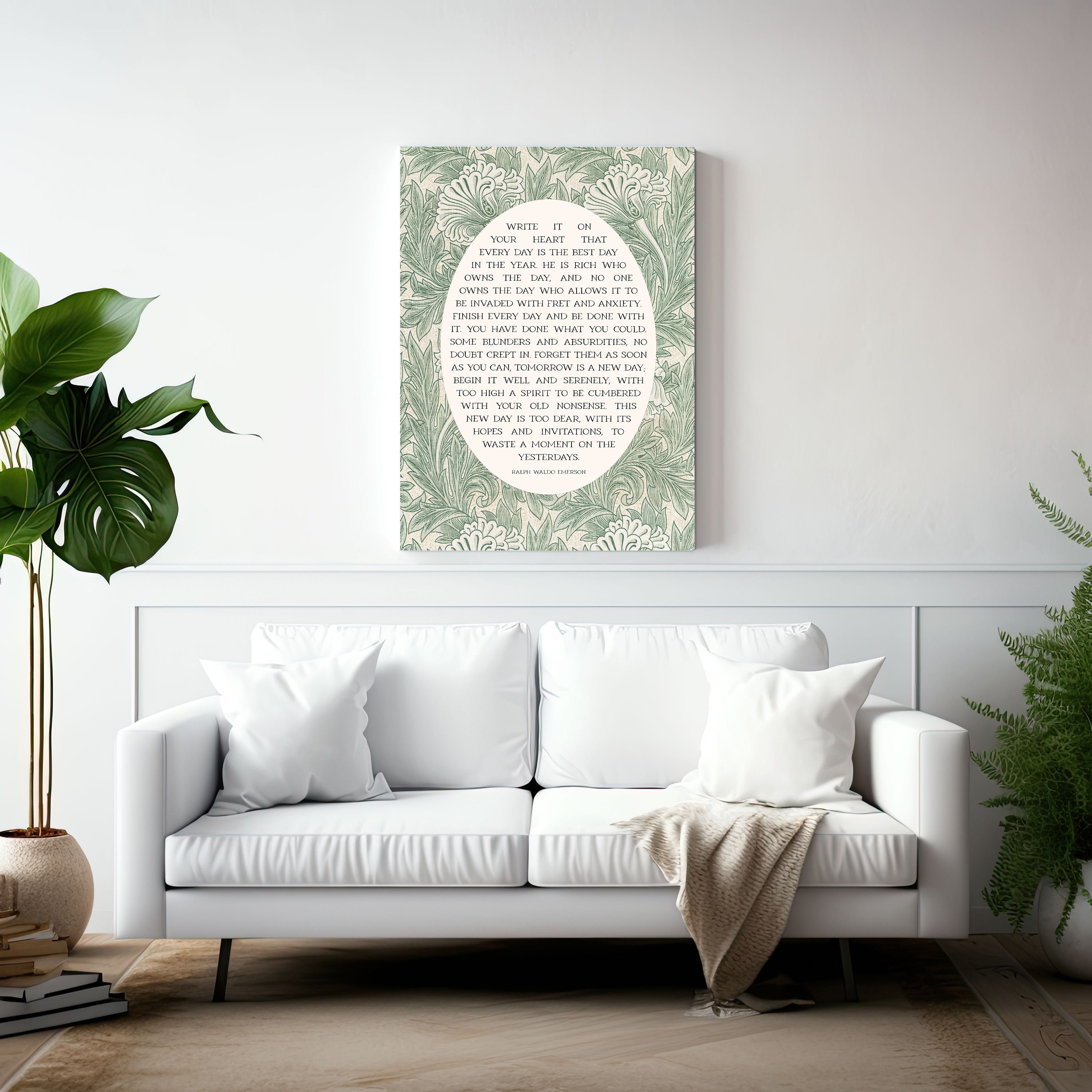 Ralph Waldo Emerson Write It on Your Heart New Day Emerson Poetry Gift ...
