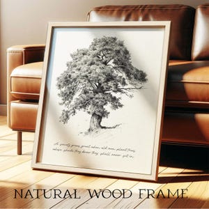 Vintage Tree Art Quote, Greek Proverb | Vintage Wall Art | Ecology ...